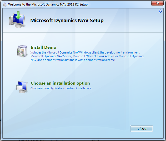 Microsoft Dynamic Navision 2013 R2 Installation Steps