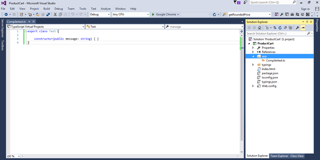 Creating An Angular Project