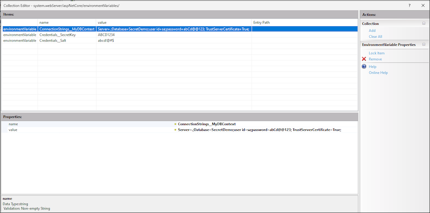 Secure Development in .NET: An Introduction to UserSecrets
