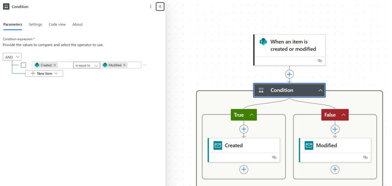 Sending Different Emails for Created vs. Modified SharePoint List Items Using Power Automate