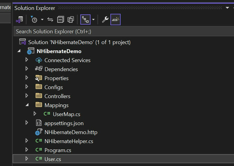 Creating Simple CRUD Operations Using Fluent NHibernate with ASP.NET Core Web API