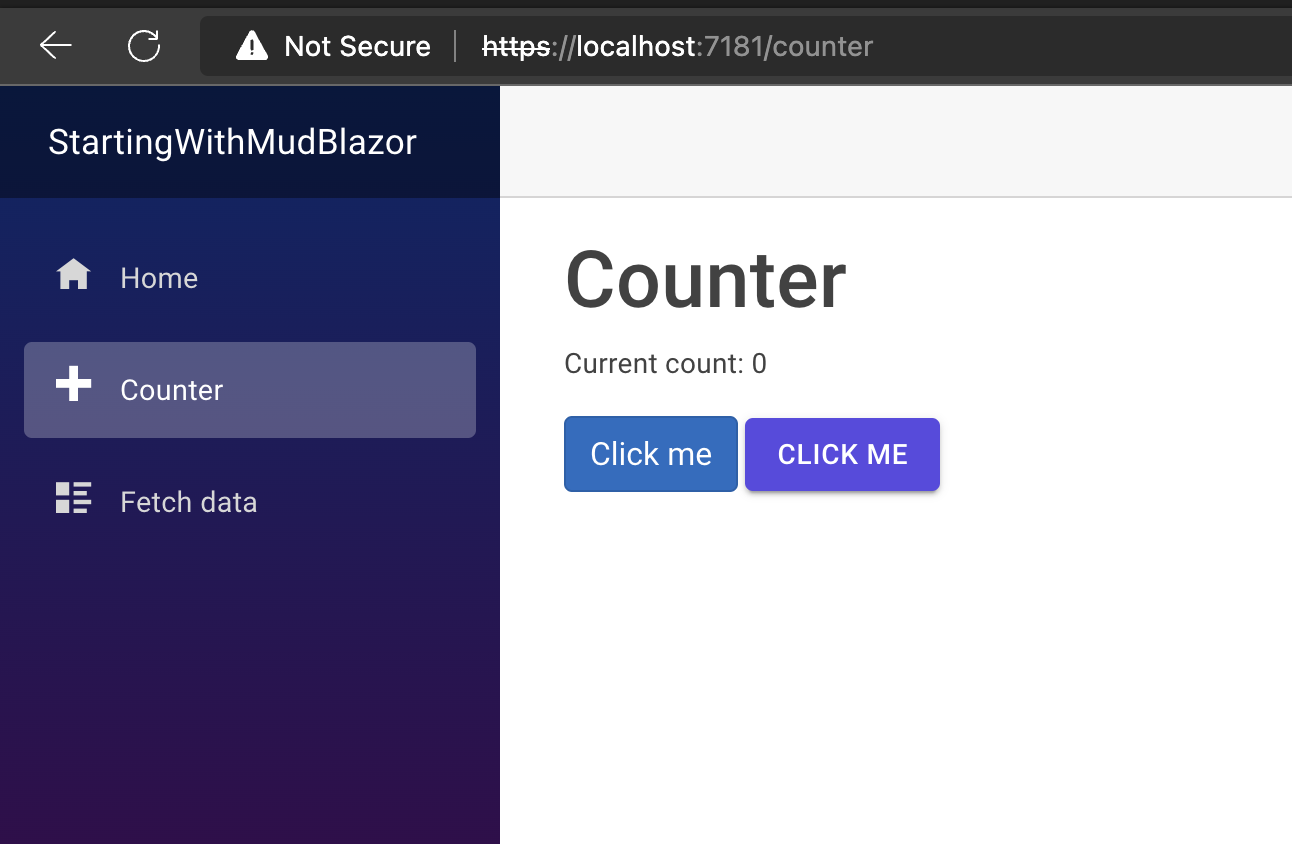 Starting With Blazor + MudBlazor Starting With Blazor + MudBlazor