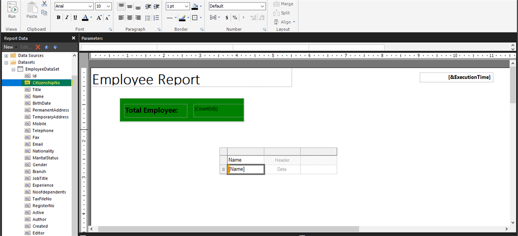 Build SSRS (RDL) Report From Microsoft Report Builder - Part One