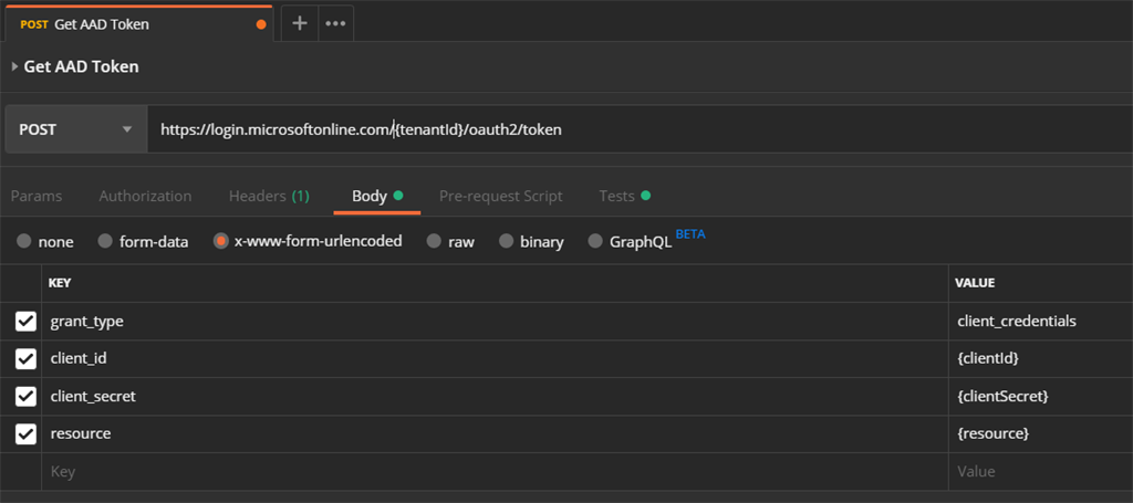 Create Azure Service Principal And Get AAD Auth Token