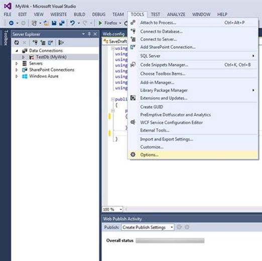Display The Line Numbers In The Visual Studio Editor