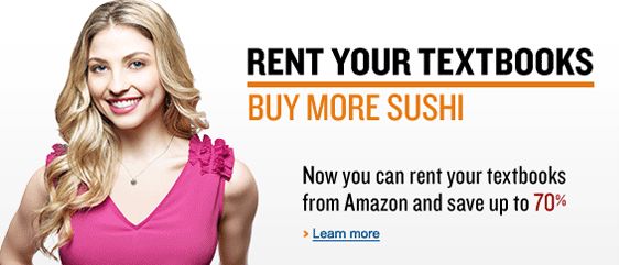 Rent books on Amazon