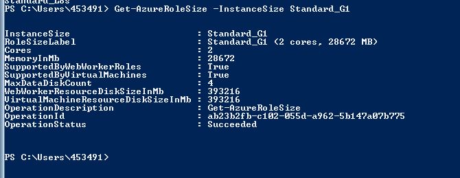 Microsoft Azure - How To Check Details About Azure VM Sizes Using PowerShell