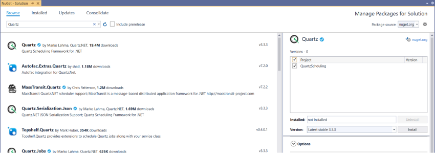 Scheduling In ASP.NET MVC Core