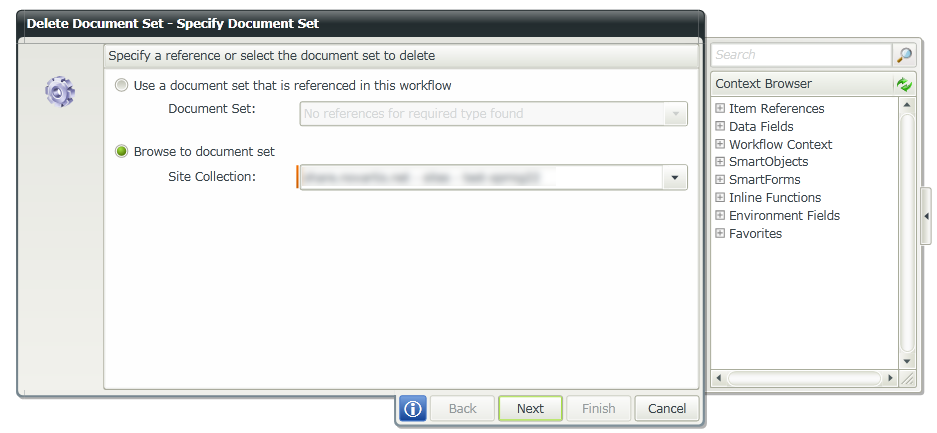 Delete Document Set using K2 WorkFlow in SharePoint 2013 Online