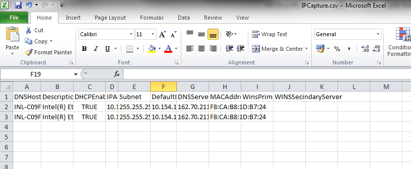 Server And Service Health Check And IP Capture For Bulk Servers