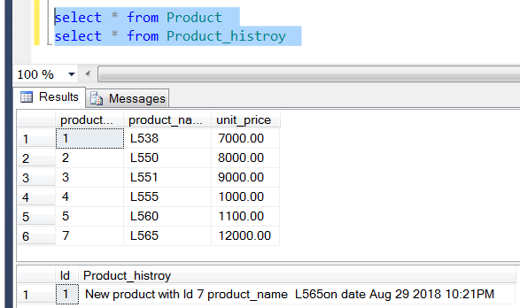 Triggers In SQL Server