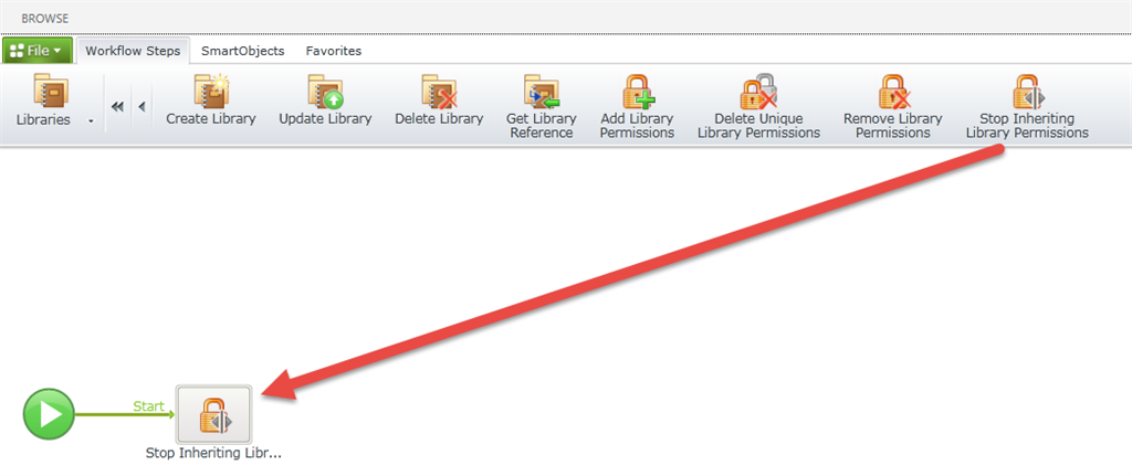 Stop Inheriting Library Permissions Using K2 Workflow In SharePoint 2013 Online