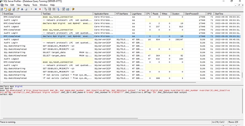SQL Database Performance Tuning