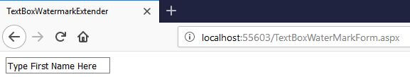 How To Display Watermark In Aspx Textbox Using Ajax Control Toolkit In Aspnet With C