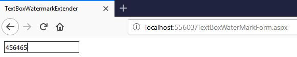How To Display Watermark In Aspx Textbox Using Ajax Control Toolkit In Aspnet With C