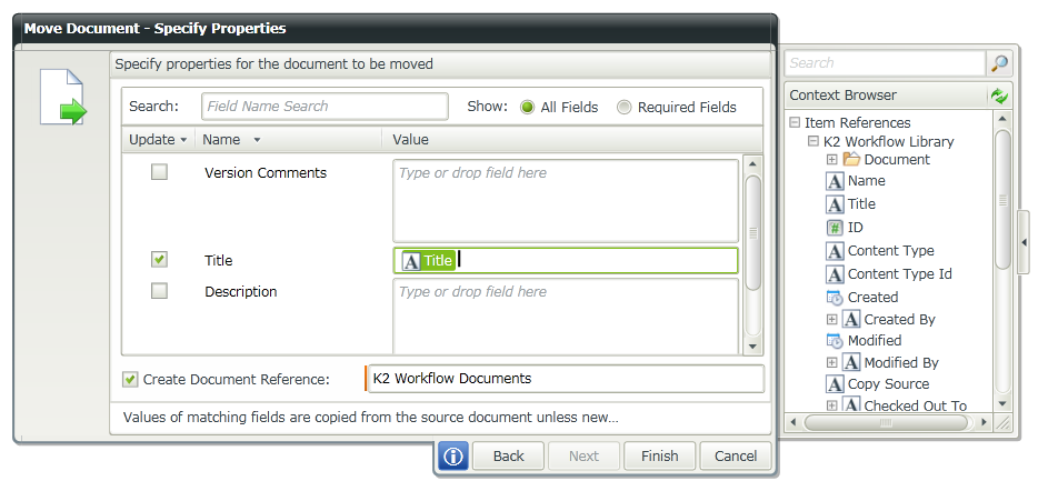 Move document using K2 Workflow in SharePoint 2013 Online