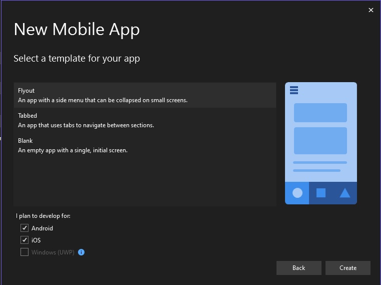 Create Xamarin Forms Application Using C For Android And Ios 