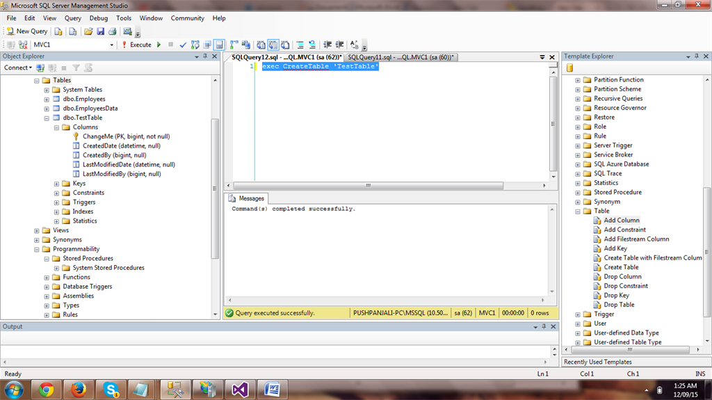 Consistent Table Structure In SQL Server