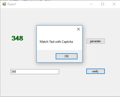 Windows Forms - Creating Captcha Numbers