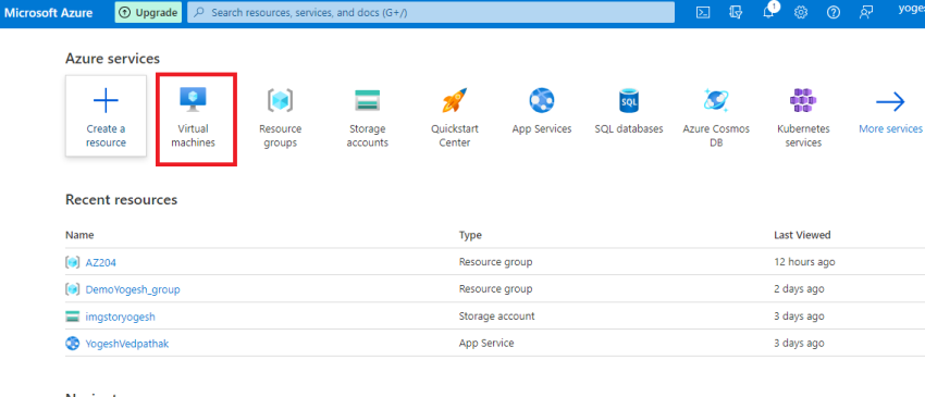 How To Create Virtual Machine Using Azure