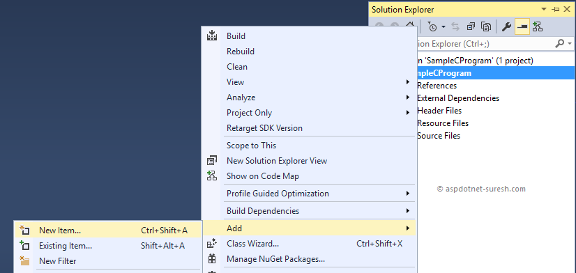 Write And Run C (C++) Program In Visual Studio 2010/ 2012 / 2013
