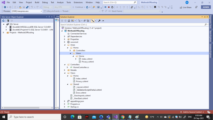 Routing In MVC Application(Types And Implementation Methods )