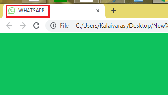 How to add an image in the title bar using HTML