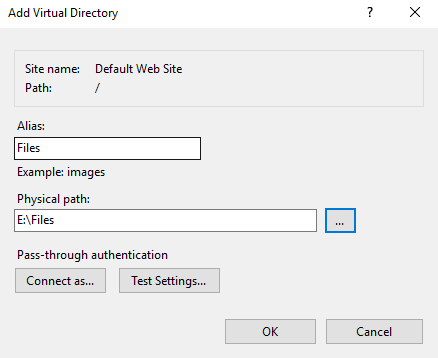 IIS Physical Path VS Virtual Path