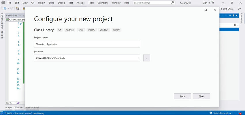 .NET 8.0 - Clean Architecture using Repository Pattern and Dapper