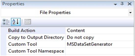Generating/Updating a Code Behind from .XSD file in Visual Studio 2008