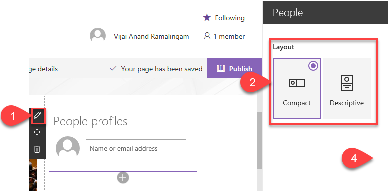 Sharepoint Online Modern Ui People Webpart