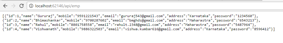 Creating Web Api Using Entity Framework With Linq Query In Mvc 4 0982