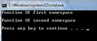 Define Namespace In C# Language