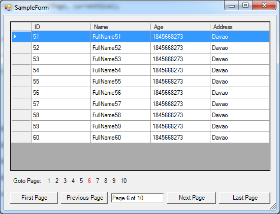 How To Create Pagination Using Linq In C 