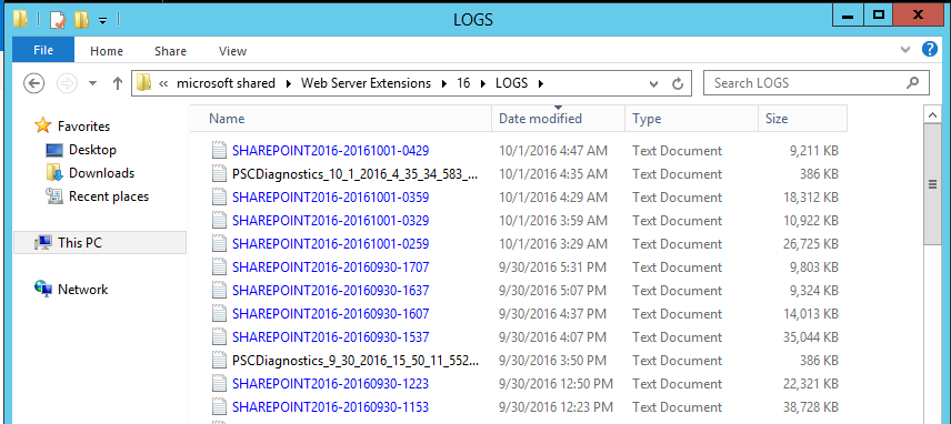 Use ULS Log Viewer With SharePoint Server 2016