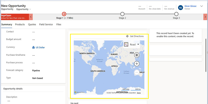 Add Custom Bing Map Control On Entity Form Using FormXML