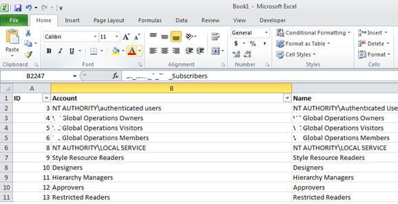 Fetch Users Or Groups Or List Items From Sharepoint 2010 Using Excel 2010