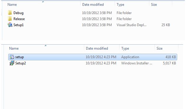 Creating Setup in Windows Application