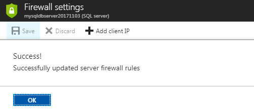 How To Configure Firewall Settings To Access Azure Sql Database From Your Machine