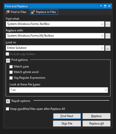Implementing ButtonTextClear on TextBox WinForms