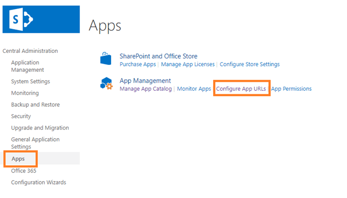 Configure SharePoint On-Premises Deployments For Apps In SharePoint 2019