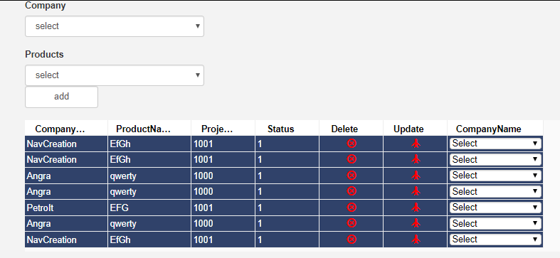 How To Add Combobox In Ag-Grid Or Edit Grid Coloumn With Combobox