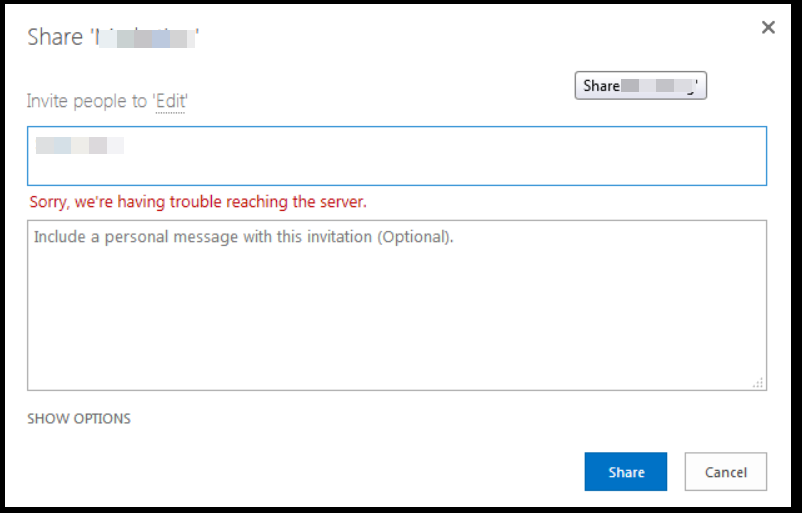 SharePoint 2013, 2016 Troubleshooting - 'Sorry, we’re having trouble ...