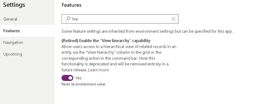 Hierarchical View Button Not Visible Hierarchical View Button Not Visible
