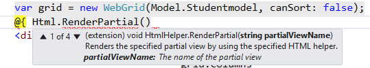 Difference between Partial View and Render Partial View