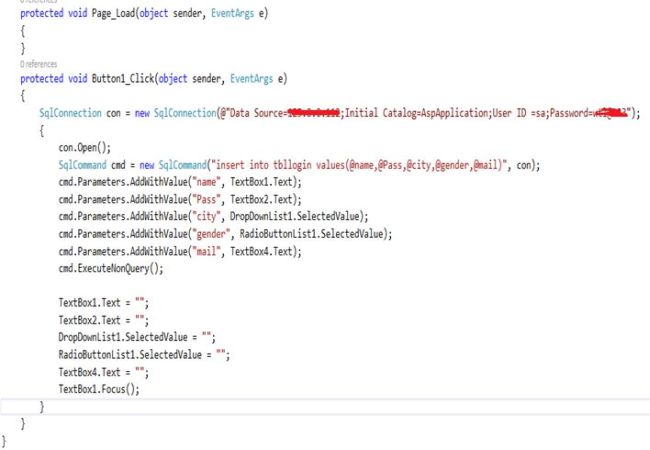 Creating A Simple Registration Form In Asp Net