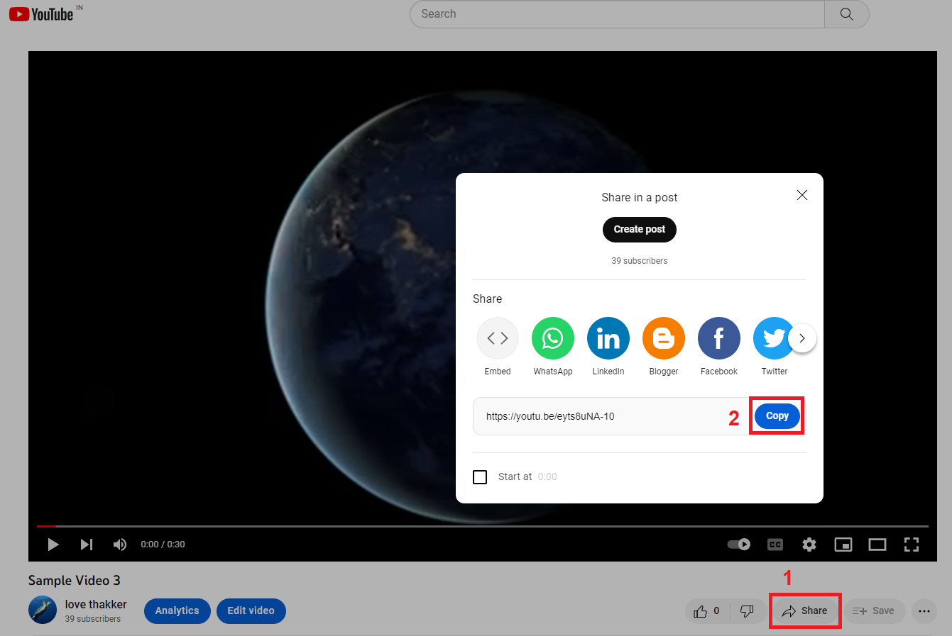 Embed Video Using YouTube Webpart In SharePoint Online Modern Page