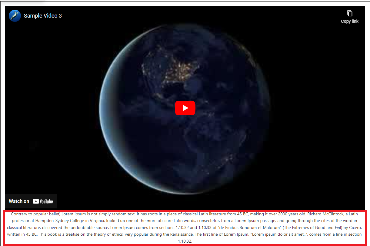 Embed Video Using YouTube Webpart In SharePoint Online Modern Page