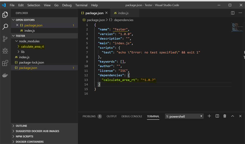 Creating a NPM package and deploying it into https://www.npmjs.com