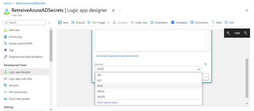 Azure Logic App As A Connector To Send Notification